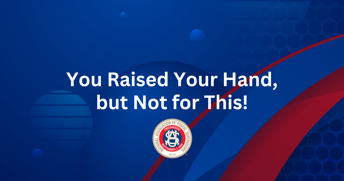 You Raised Your Hand, but Not for This!