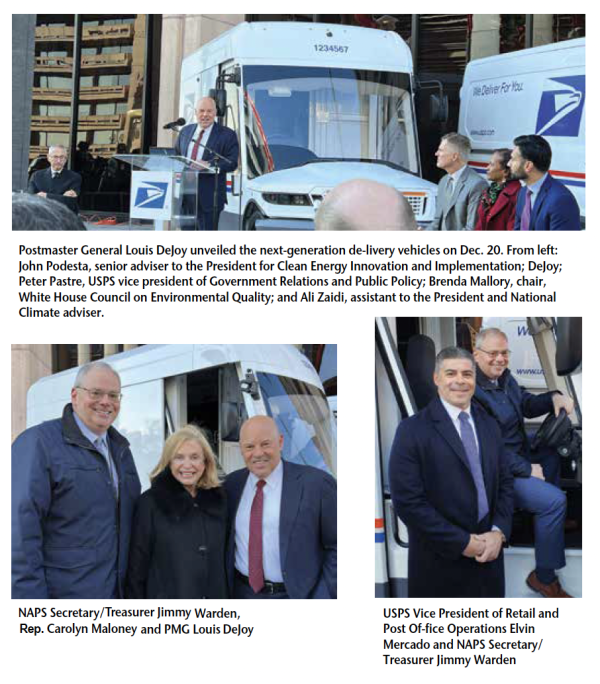 Next-Generation USPS Vehicles Unveiled